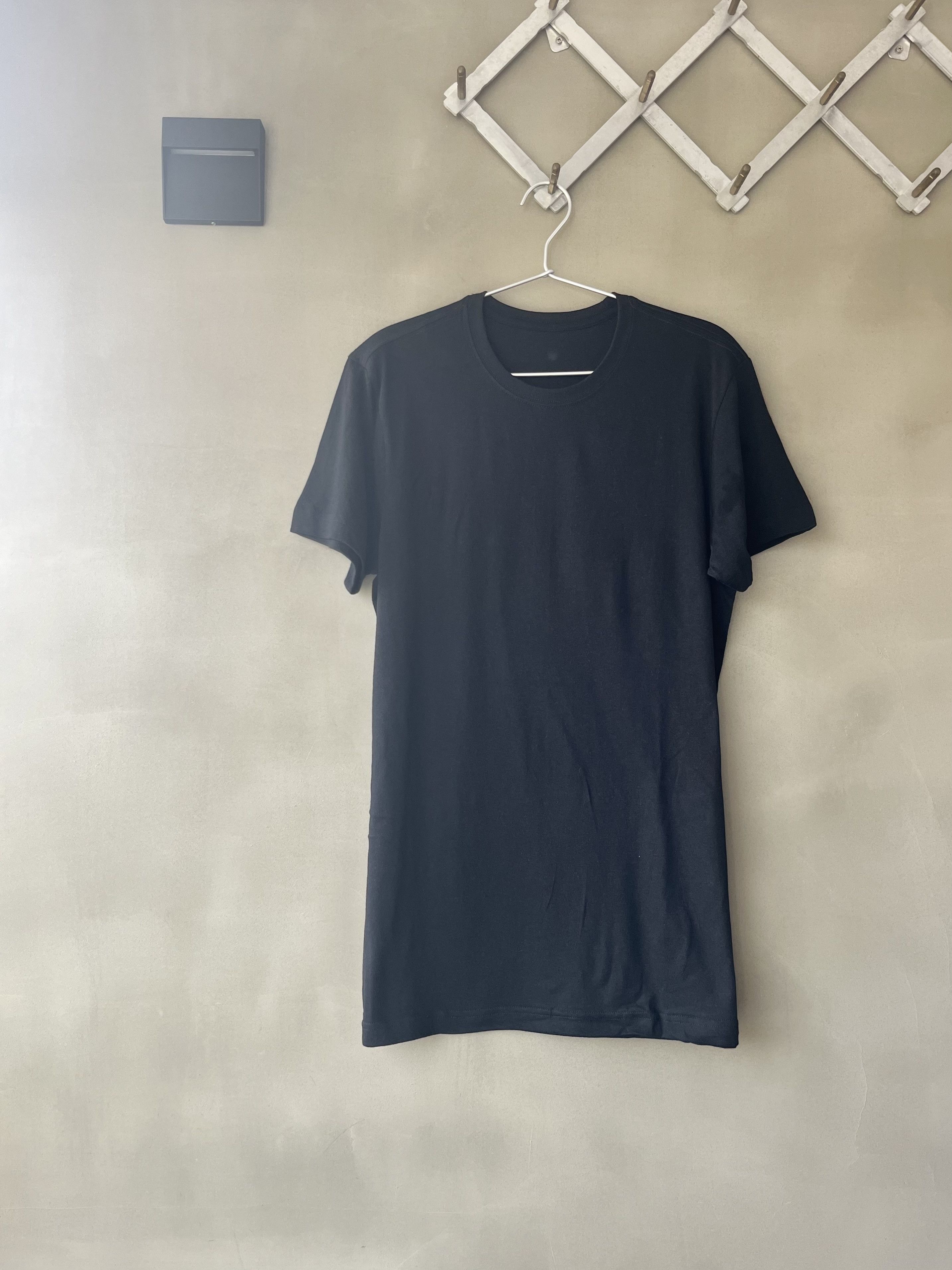 Muji MUJI Japan Mens Cotton Jersey Black Minimal Basic T Shirt | Grailed