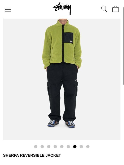 Stussy Stussy sherpa reversible jacket | Grailed