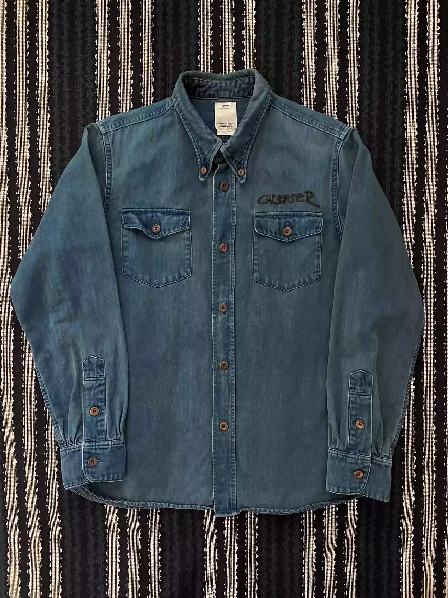 Visvim Visvim indigo shirt size 3 | Grailed