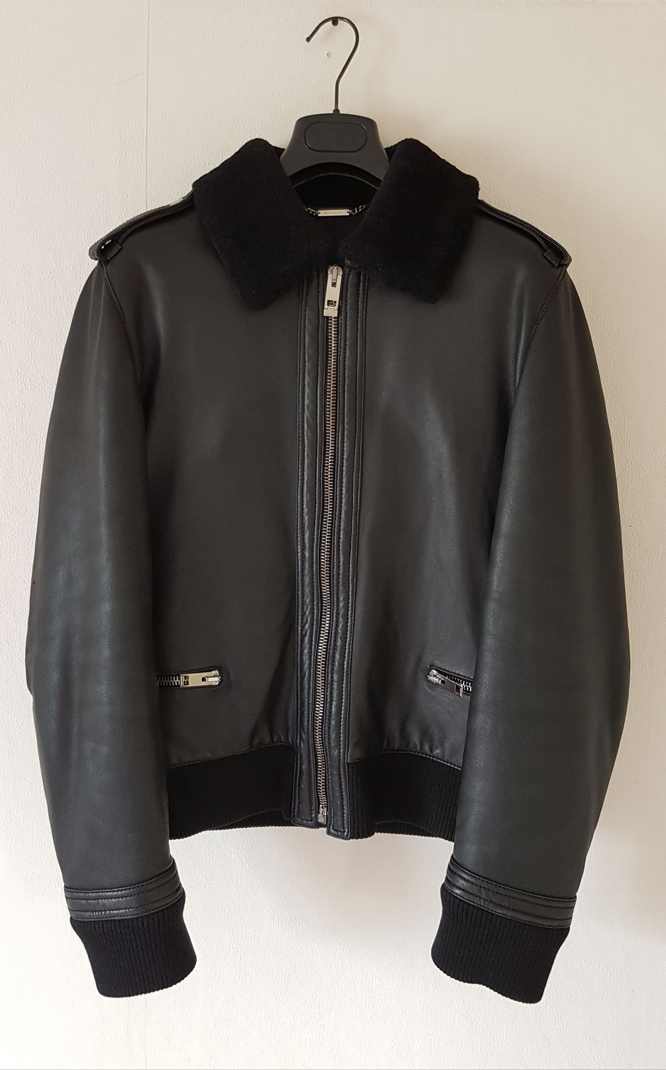 Dior Dior HOMME AW04 VTOC Aviator Leather Jacket | Grailed