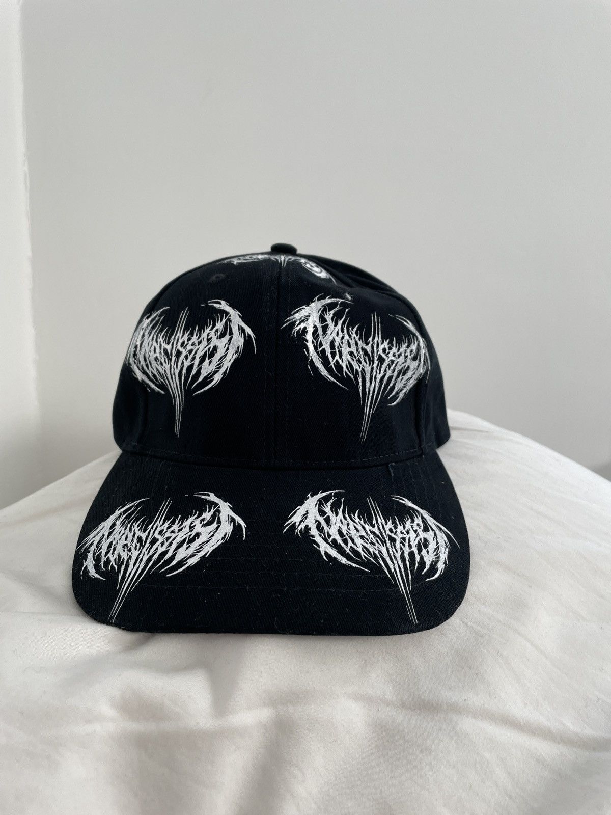 Playboi Carti NARCISSIST HAT original OPIUM drop black/white | Grailed