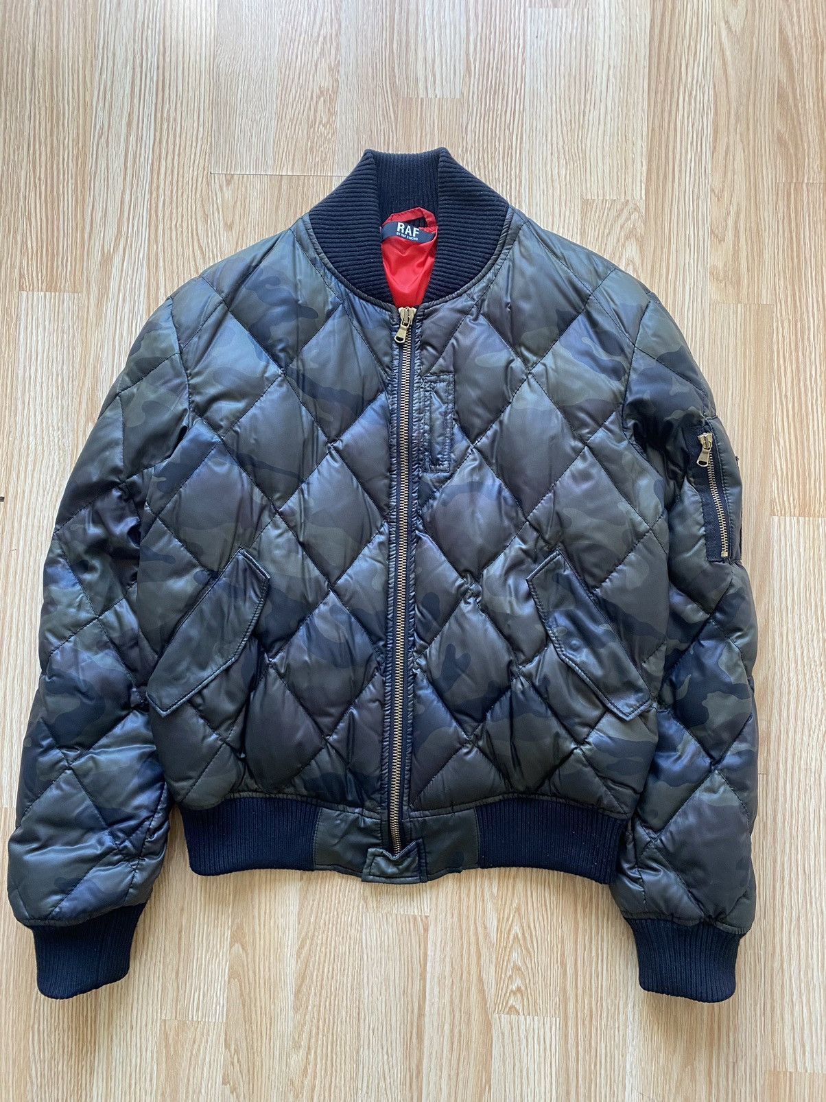 Raf by Raf Simons Camo Bomber Raf by Raf Simons | Grailed