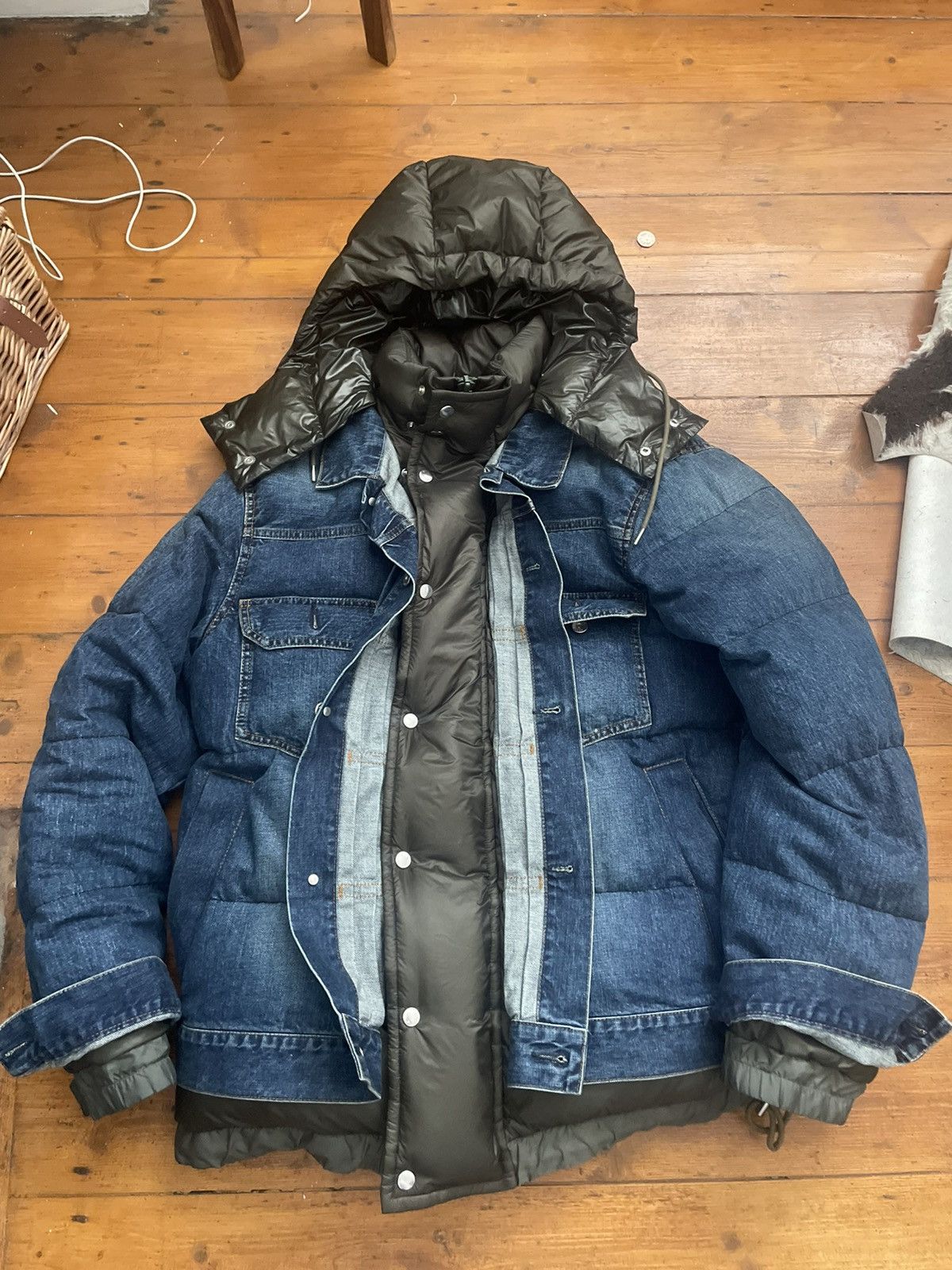 Sacai Sacai down jacket | Grailed