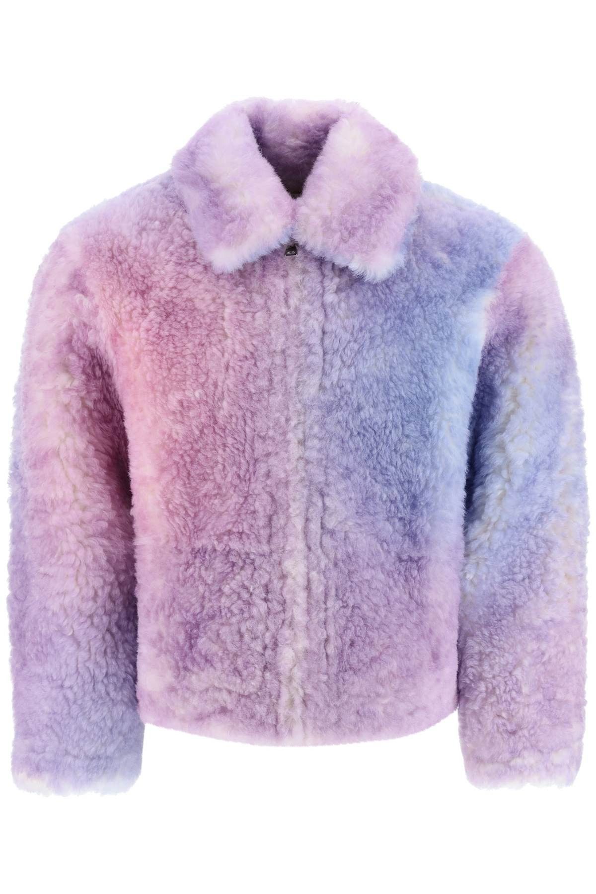 ERL Erl gradient shearling jacket | Grailed