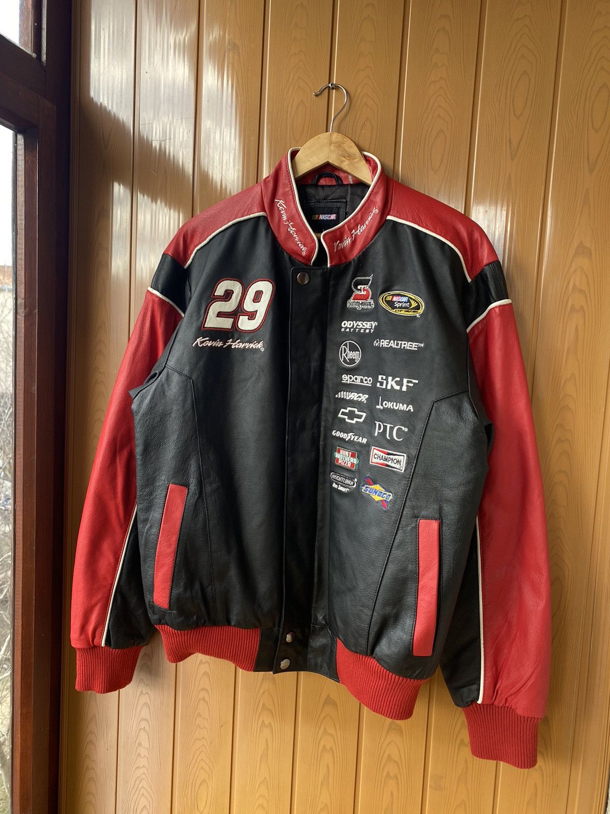 NASCAR Vintage NASCAR Jimmy John’s Formula 1 Racing Leather Jacket ...