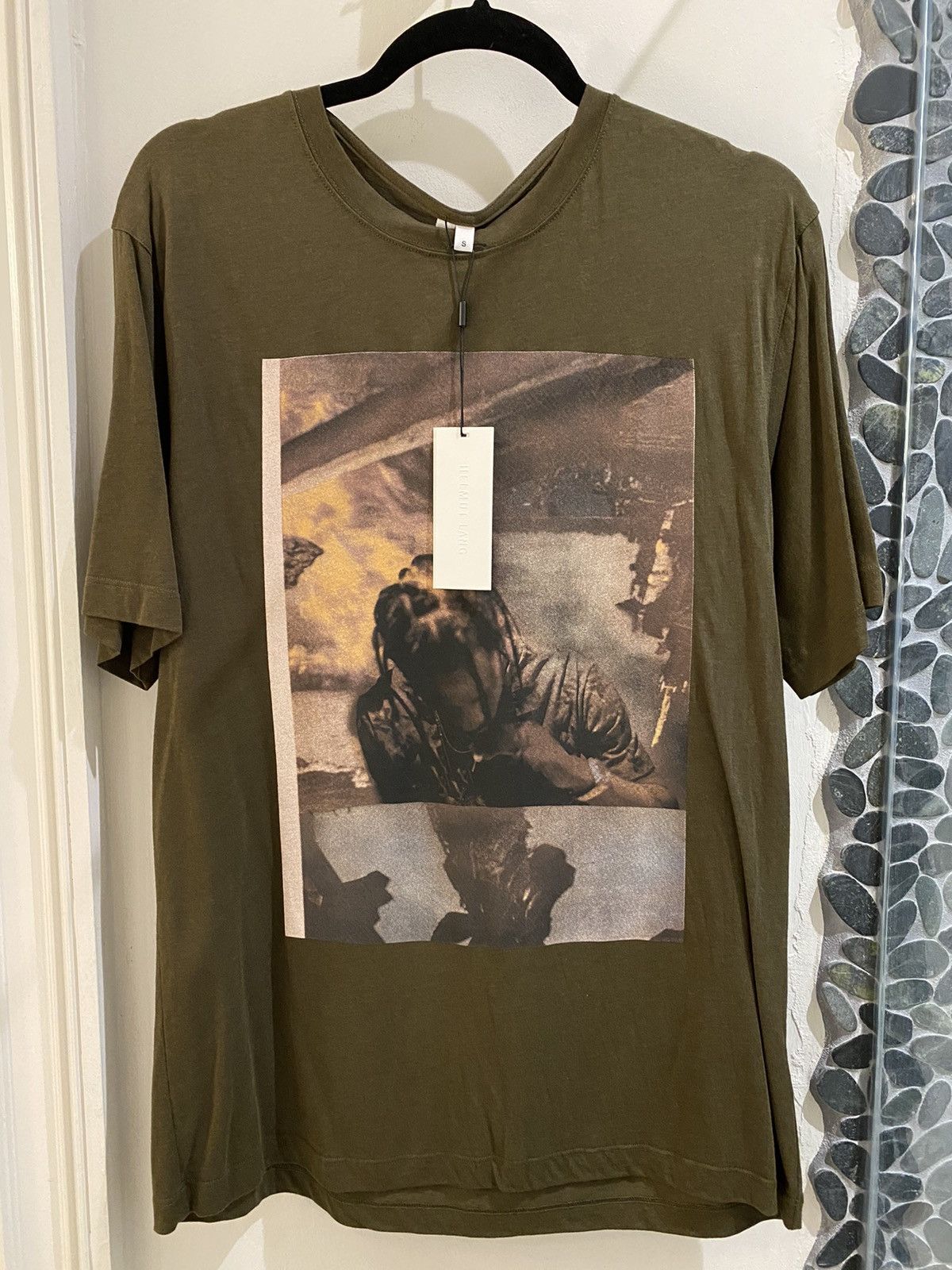 Travis Scott Helmut Lang X Travis Scott Collab Cowboy Tee | Grailed