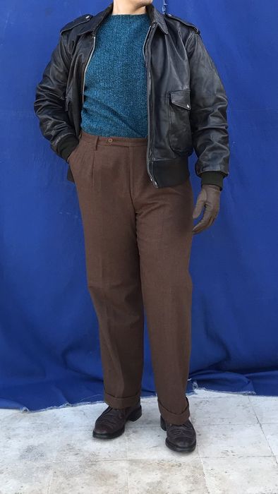 Schott SCHOTT NYC BOMBER B2 FLIGHT LEATHER JACKET | Grailed