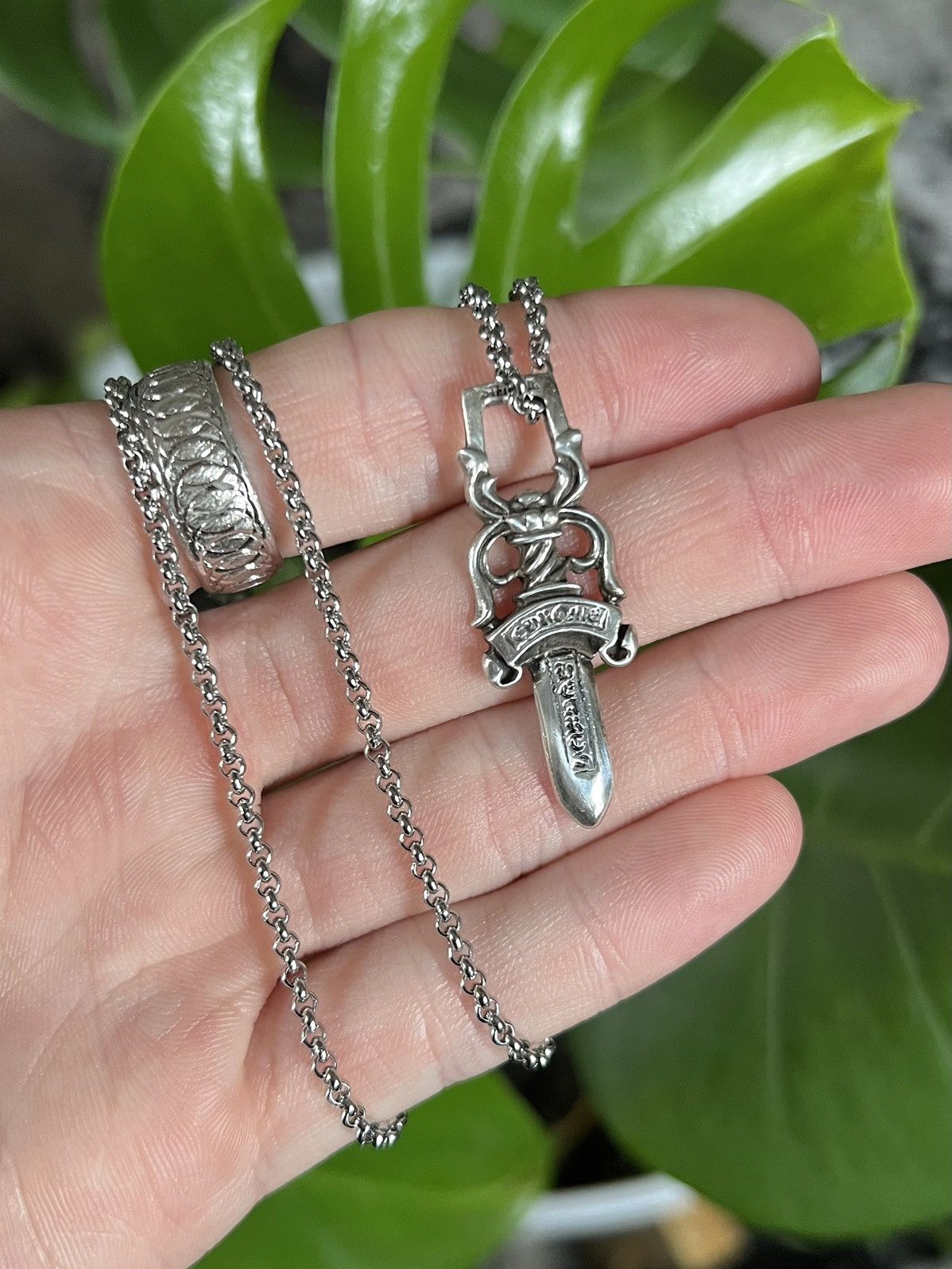 Chrome Hearts DAGGER ROLL CHAIN | Grailed