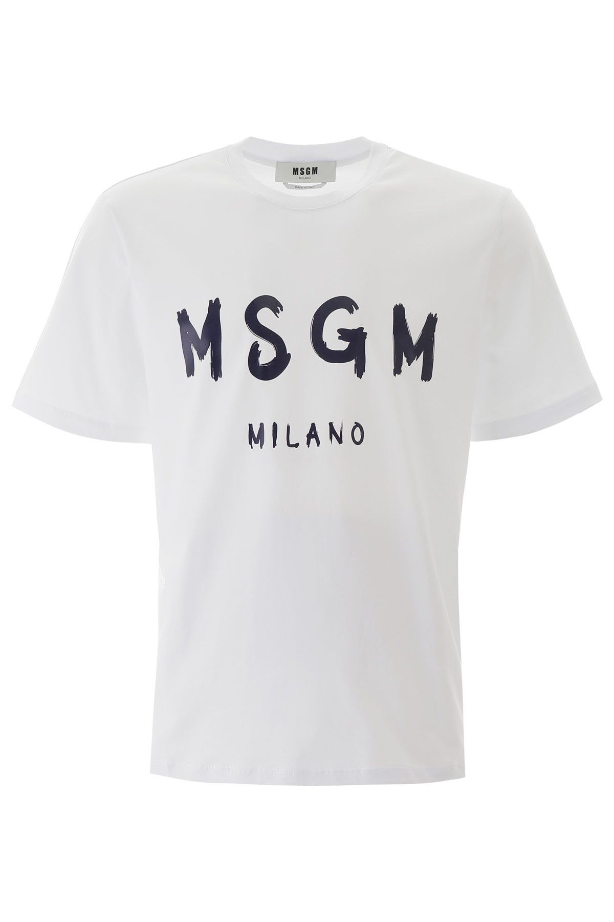 MSGM Msgm paint brushed logo t-shirt | Grailed