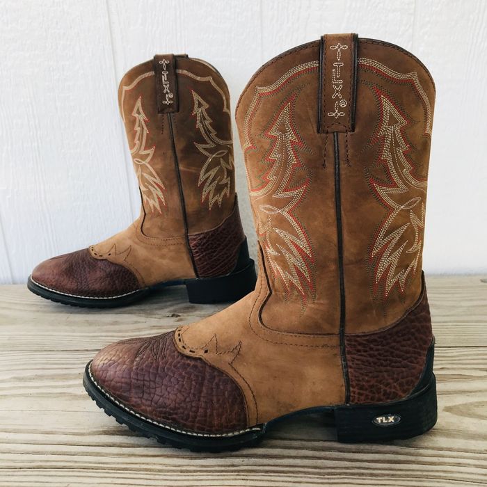 Tony Lama Tony Lama XT5000 Nubuck and Bullhide Cowboy Western Boots 10 ...