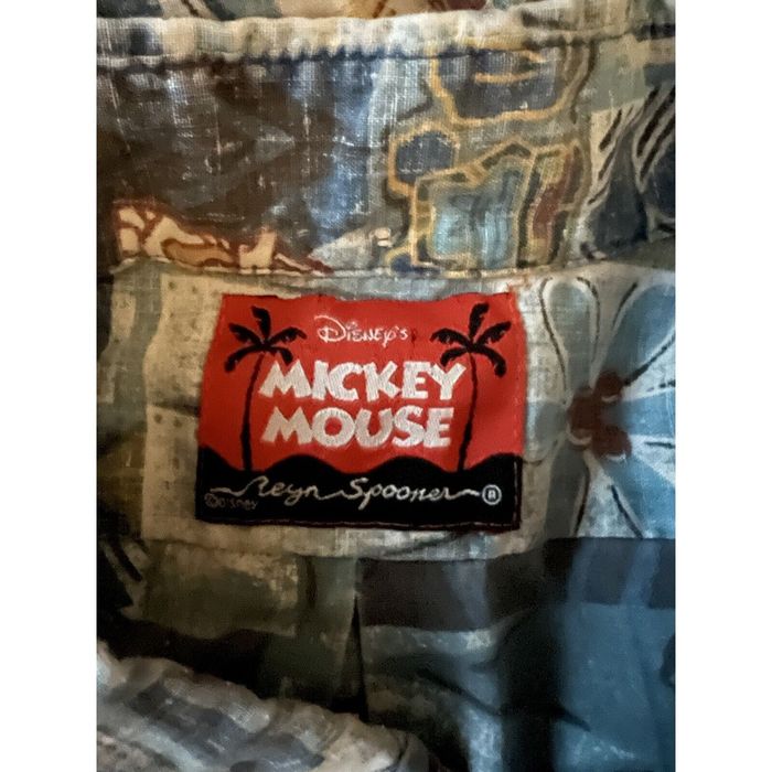 Reyn Spooner Disney Reyn Spooner Vintage Mickey Mouse Hawaiian Button ...