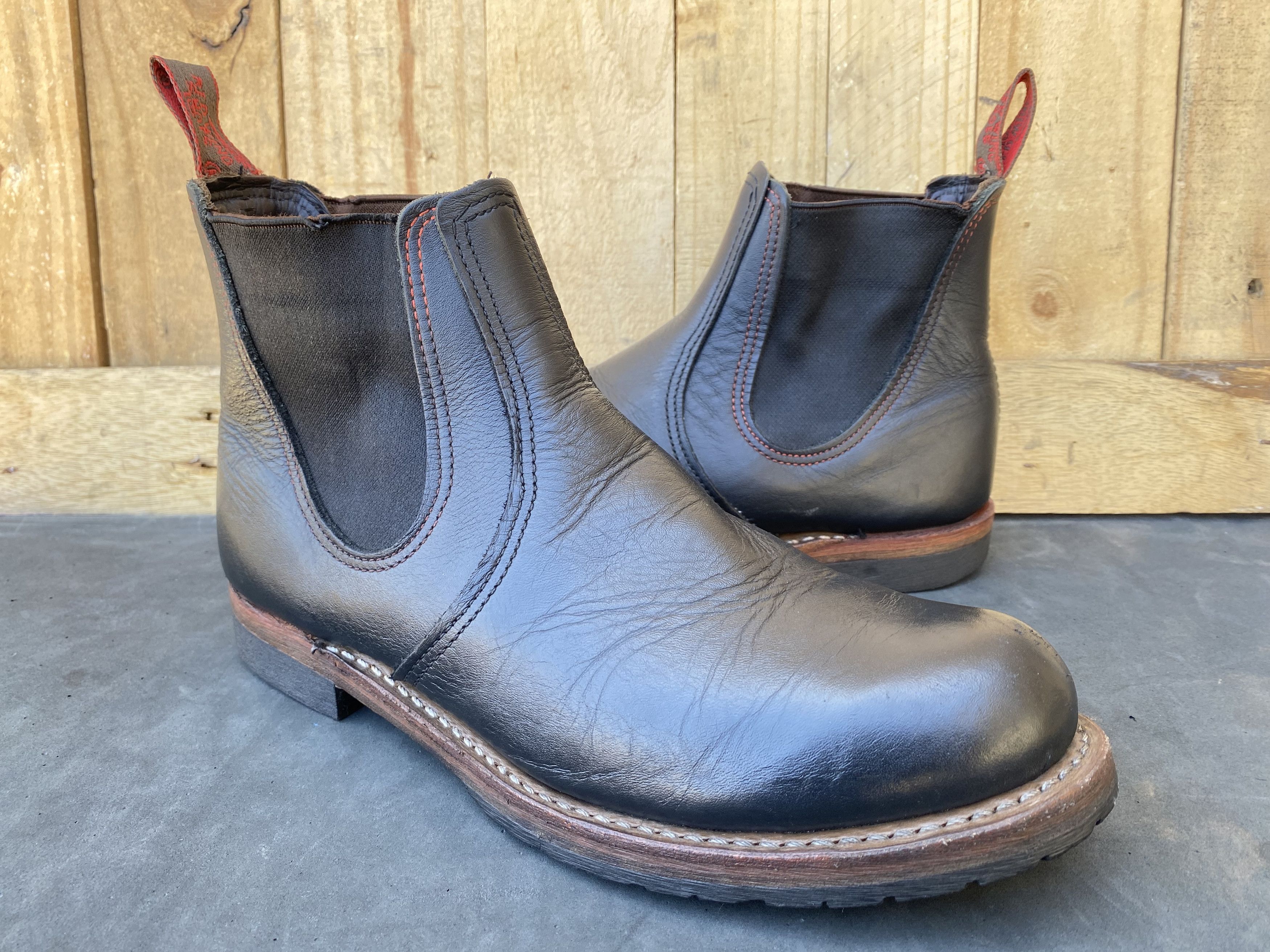 Red Wing Red Wing Heritage 2918 Black Chelsea Rancher Boots | Grailed