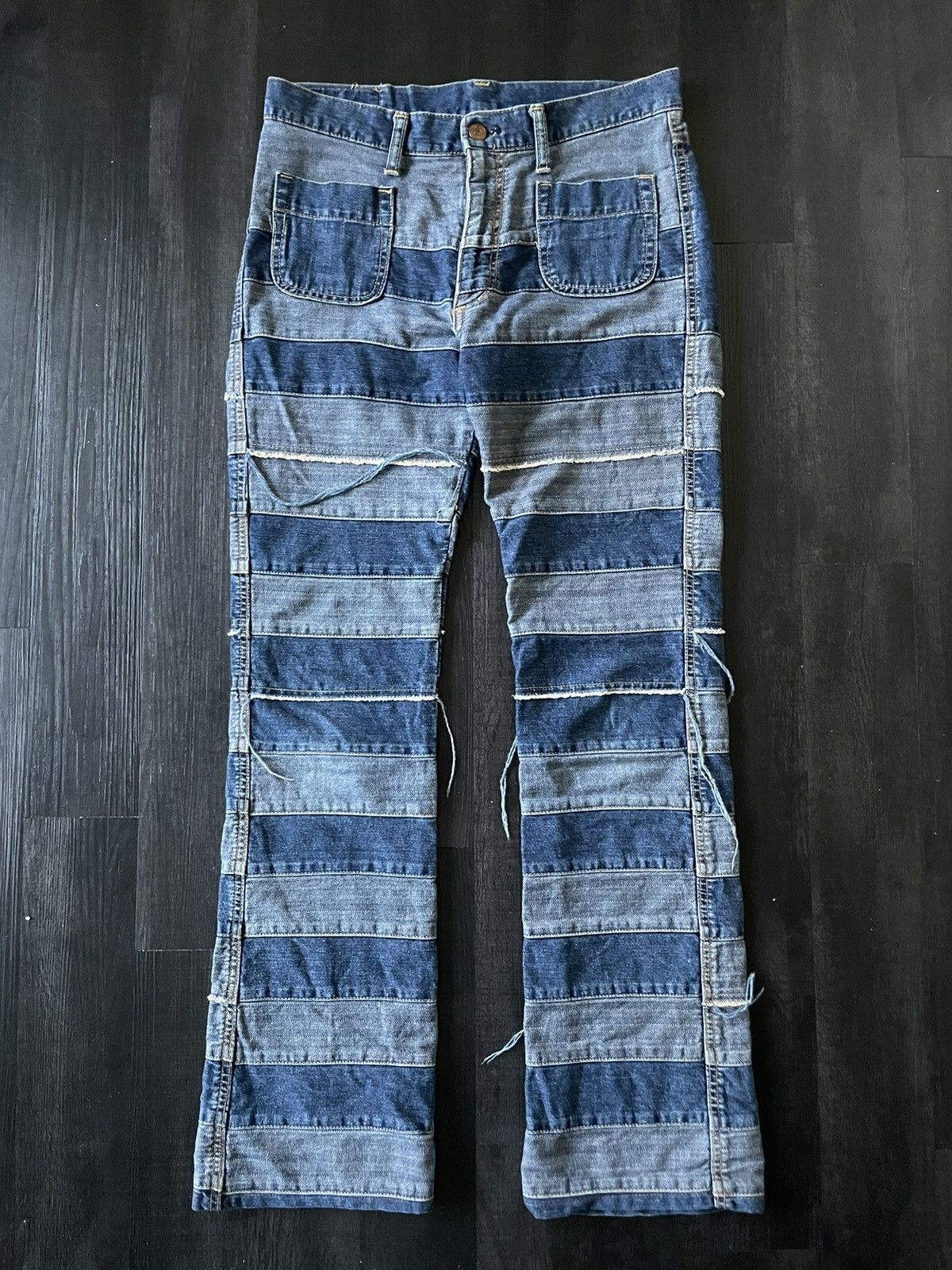 Hysteric Glamour Hysteric Glamour 90s Hagi Patchwork Denim Jeans Size L ...
