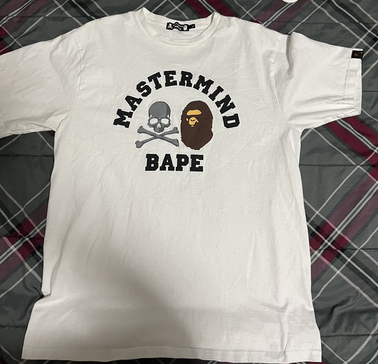Bape Bape X Mastermind Japan College Tee | Grailed