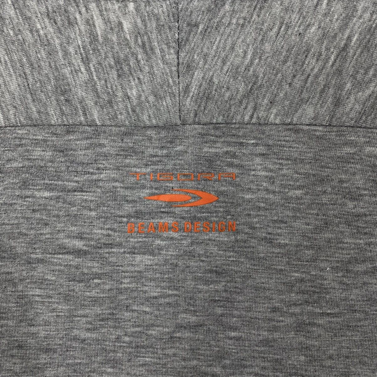 Beams Plus TIGORA x BEAMS DESIGN Japan Brand Grey Cardigan Sweatshirt ...
