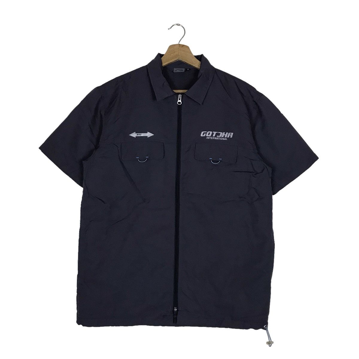 Gotcha Vintage GOTCHA Surfing Zip Up Work Shirt | Grailed