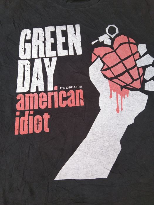 Rock Band T Shirt Green Day American Idiot Made In USA | Grailed