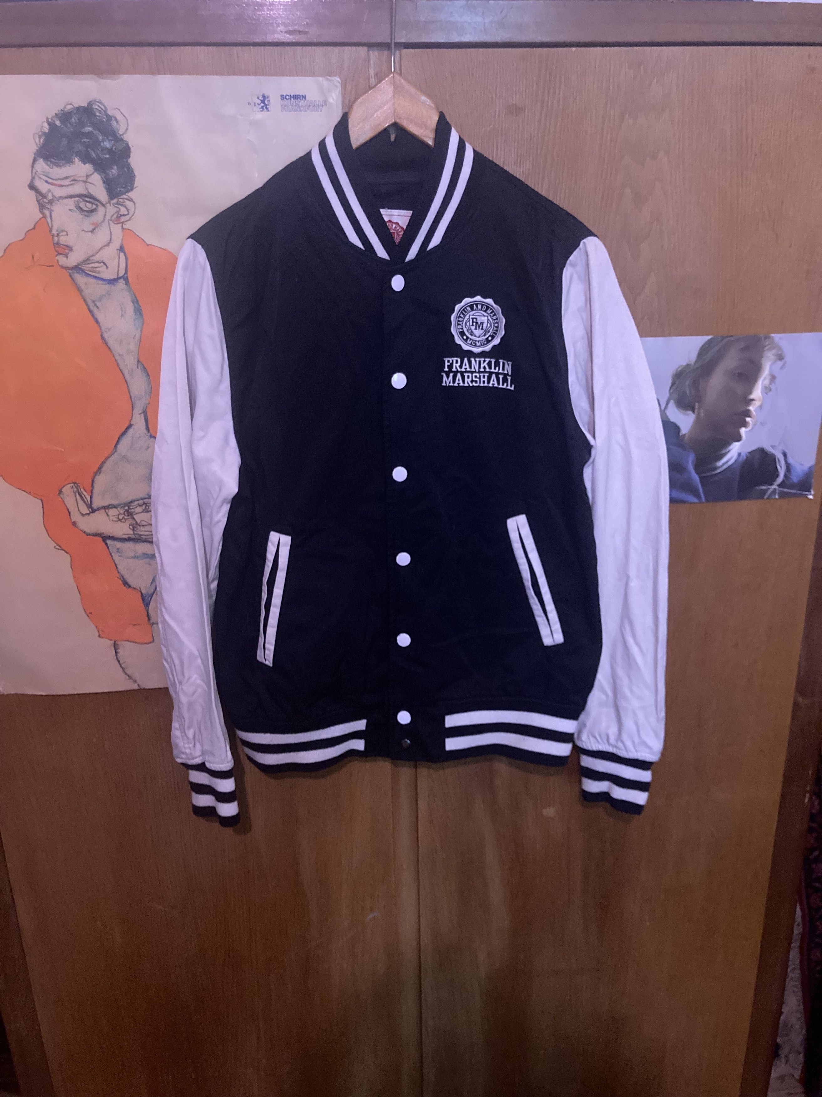 Franklin & Marshall RARE Franklin & Marshall Varsity Bomber × Bomber ...