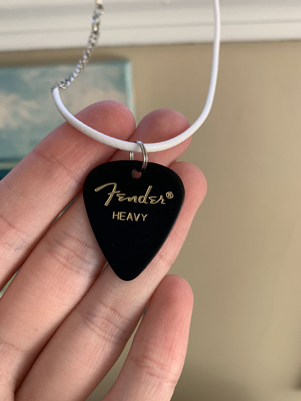 Vintage Vintage Custom Made Fender Guitar Pick Necklace | Grailed