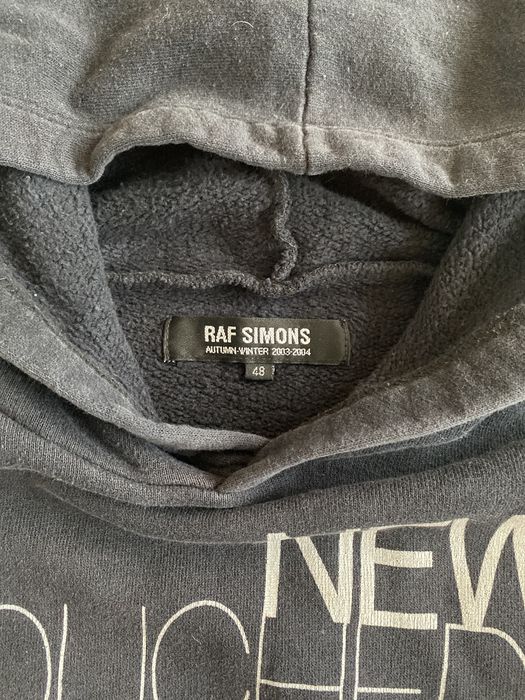 Raf Simons “New Order” touched by the hand of god hoodie | Grailed