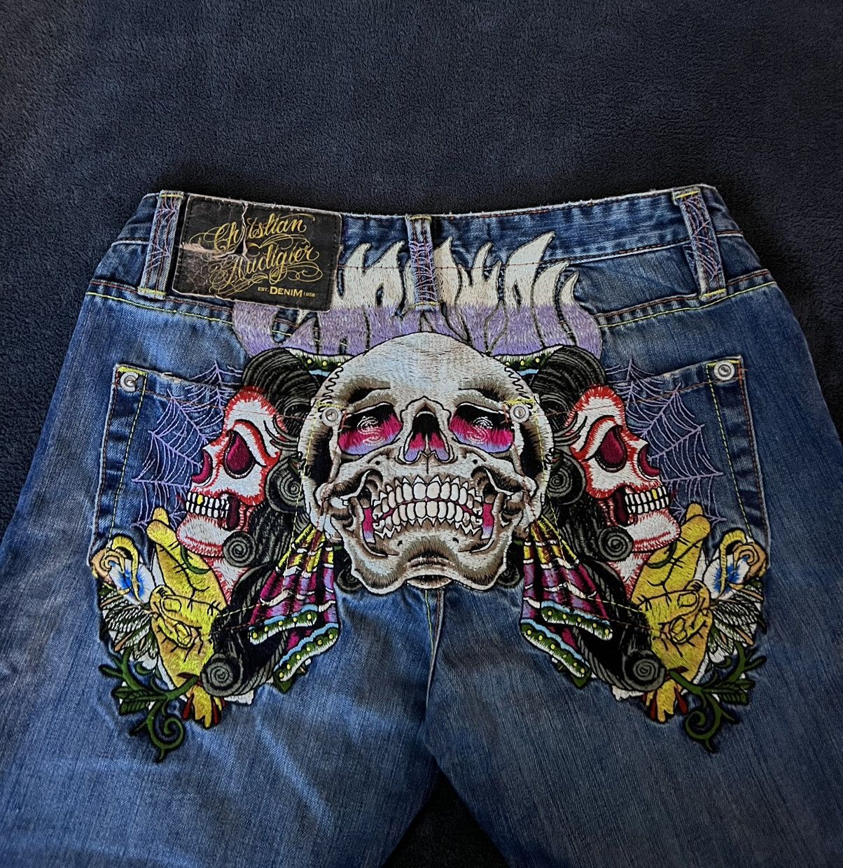 Christian Audigier × Streetwear × Vintage Rare Christian Audigier ...