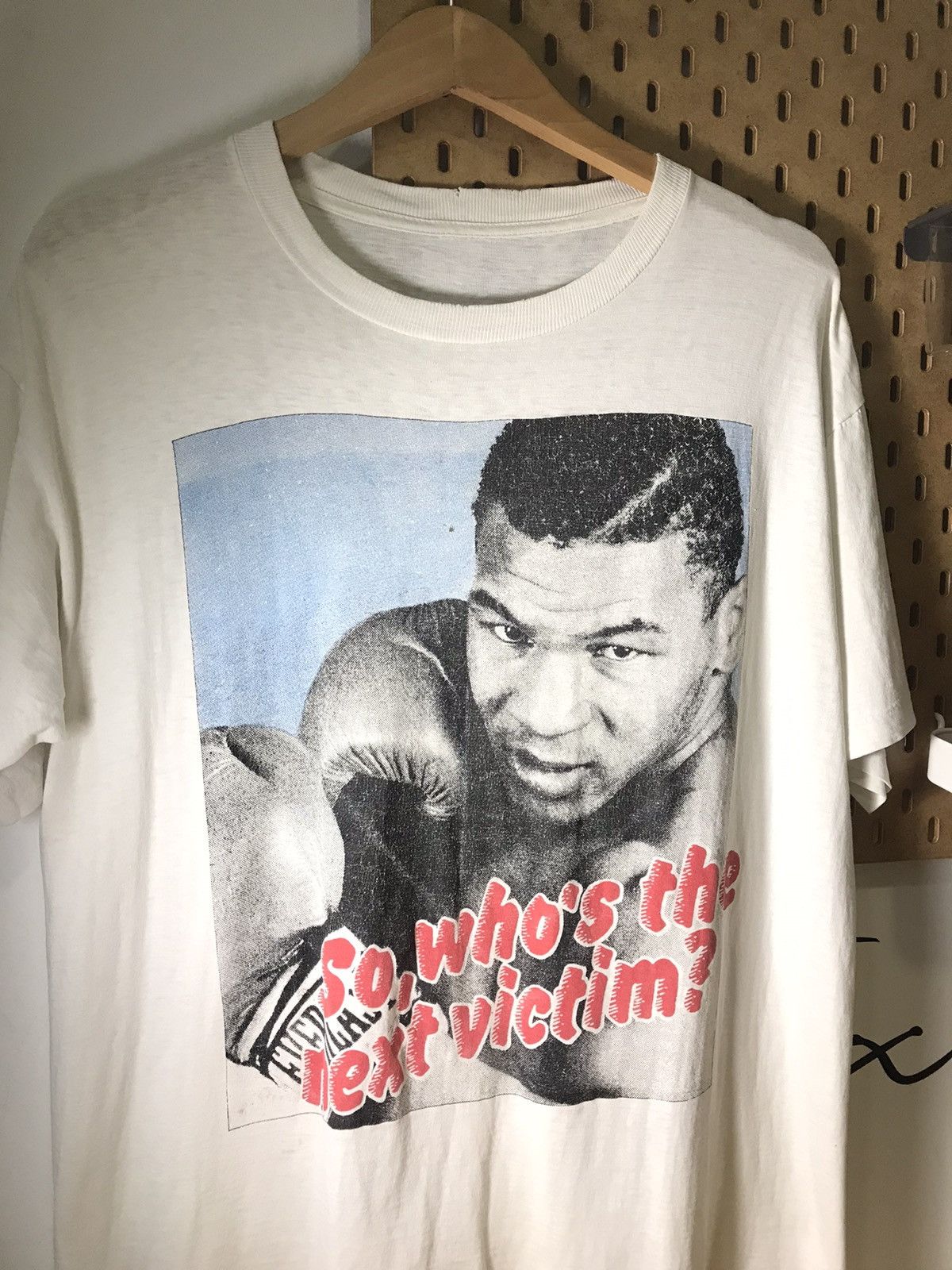 Band Tees × Rap Tees × Vintage Vintage Bootleg Mike Tyson 90s Very Rare ...