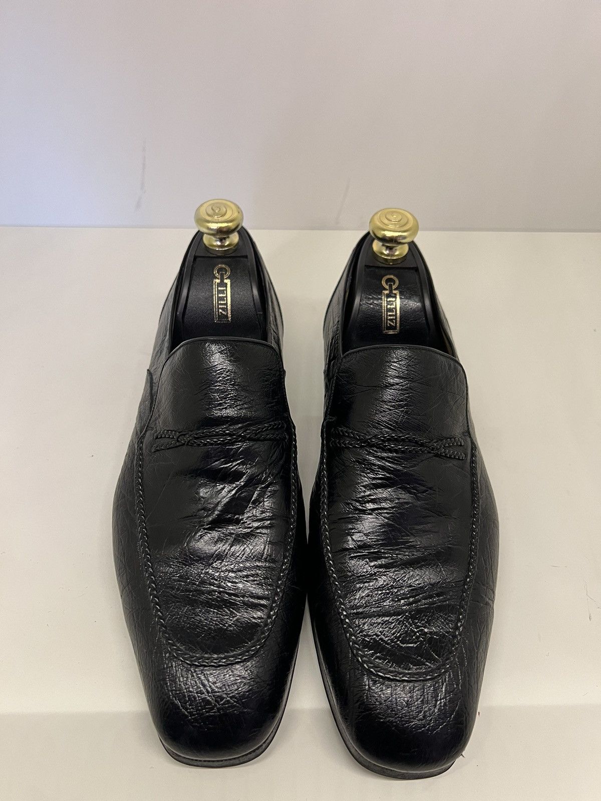 Zilli Zilli Exotic black Leather Sandals | Grailed