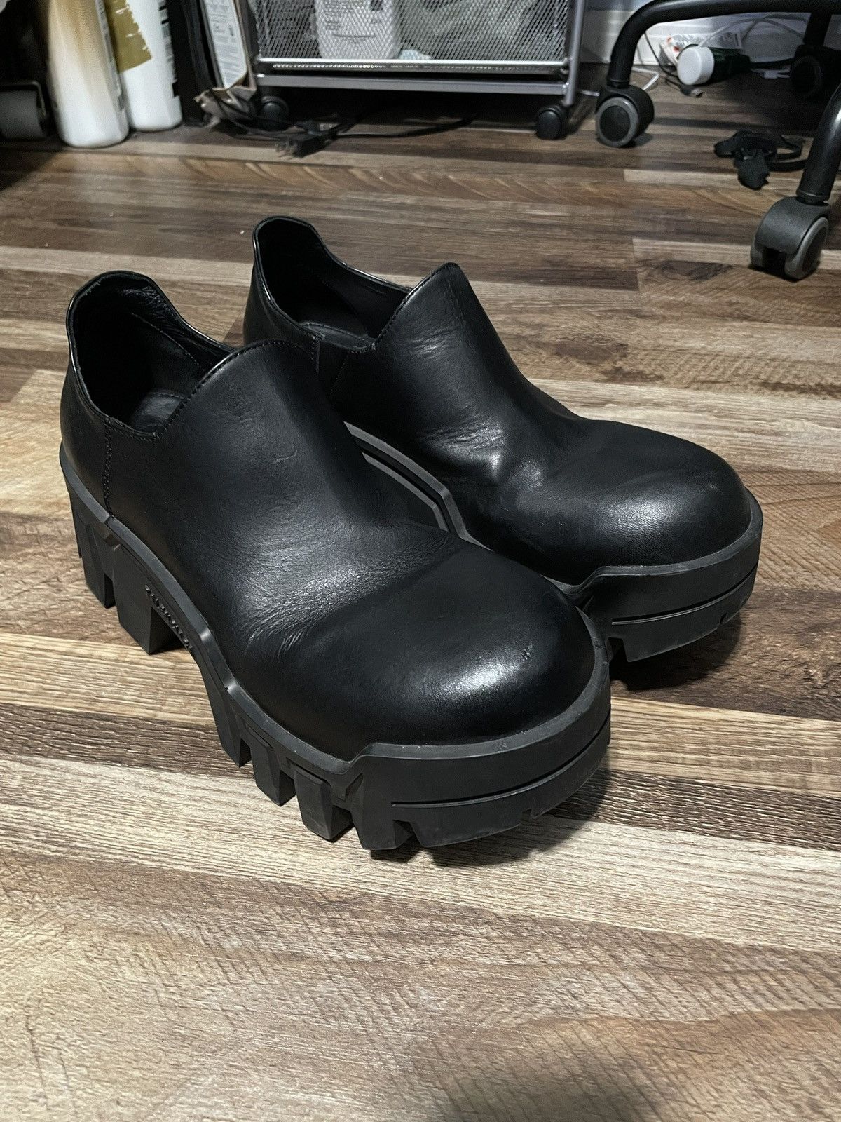 Balenciaga Balenciaga Bulldozer Platform Derby Boots | Grailed