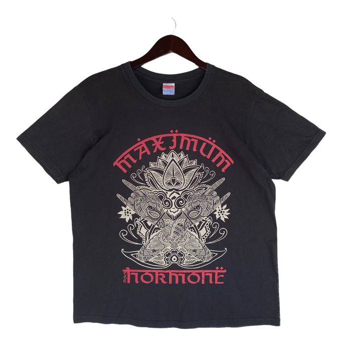 Band Tees Maximum the Hormone hardcore punk rock band indian font tee ...
