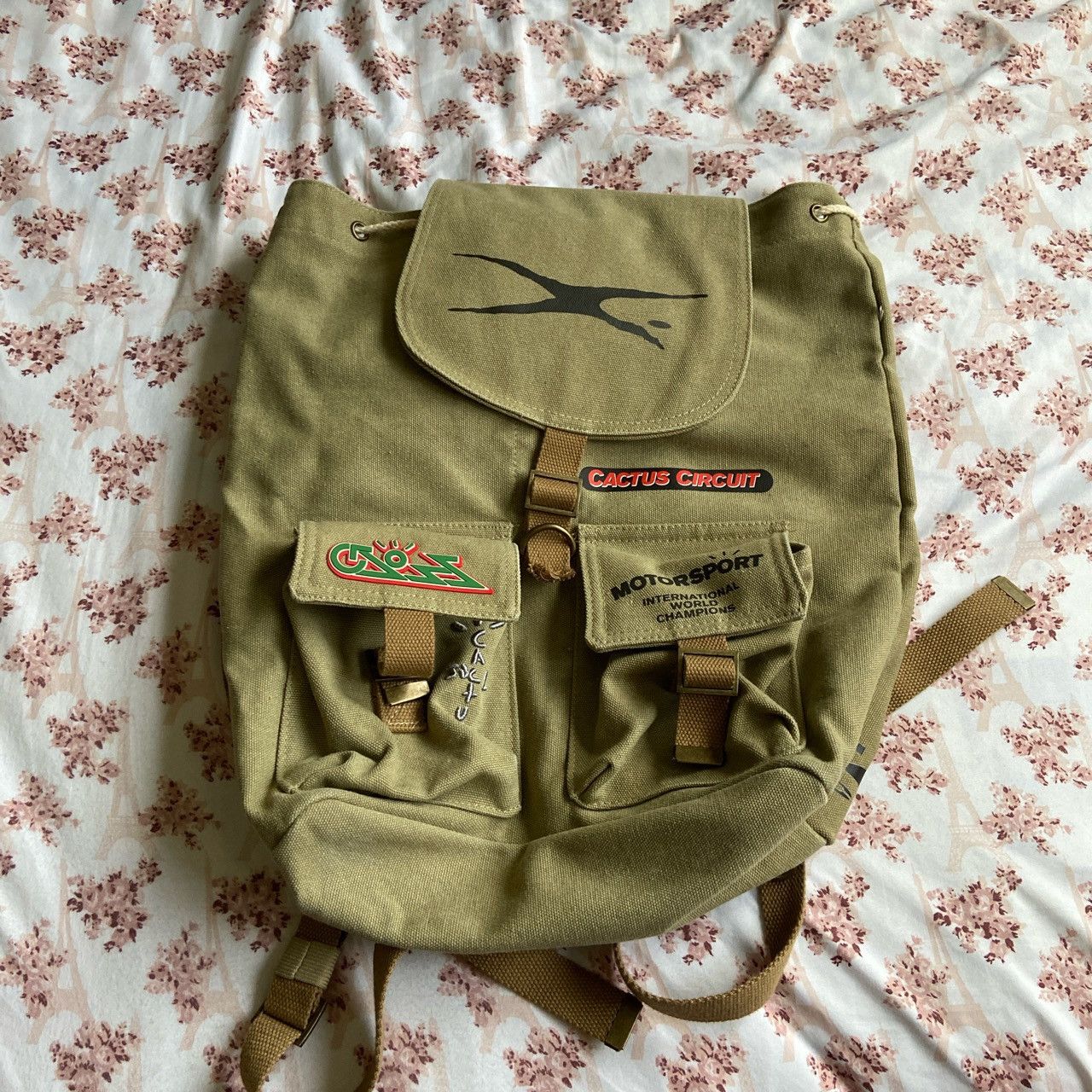 Travis Scott Travis Scott Canvas Backpack | Grailed