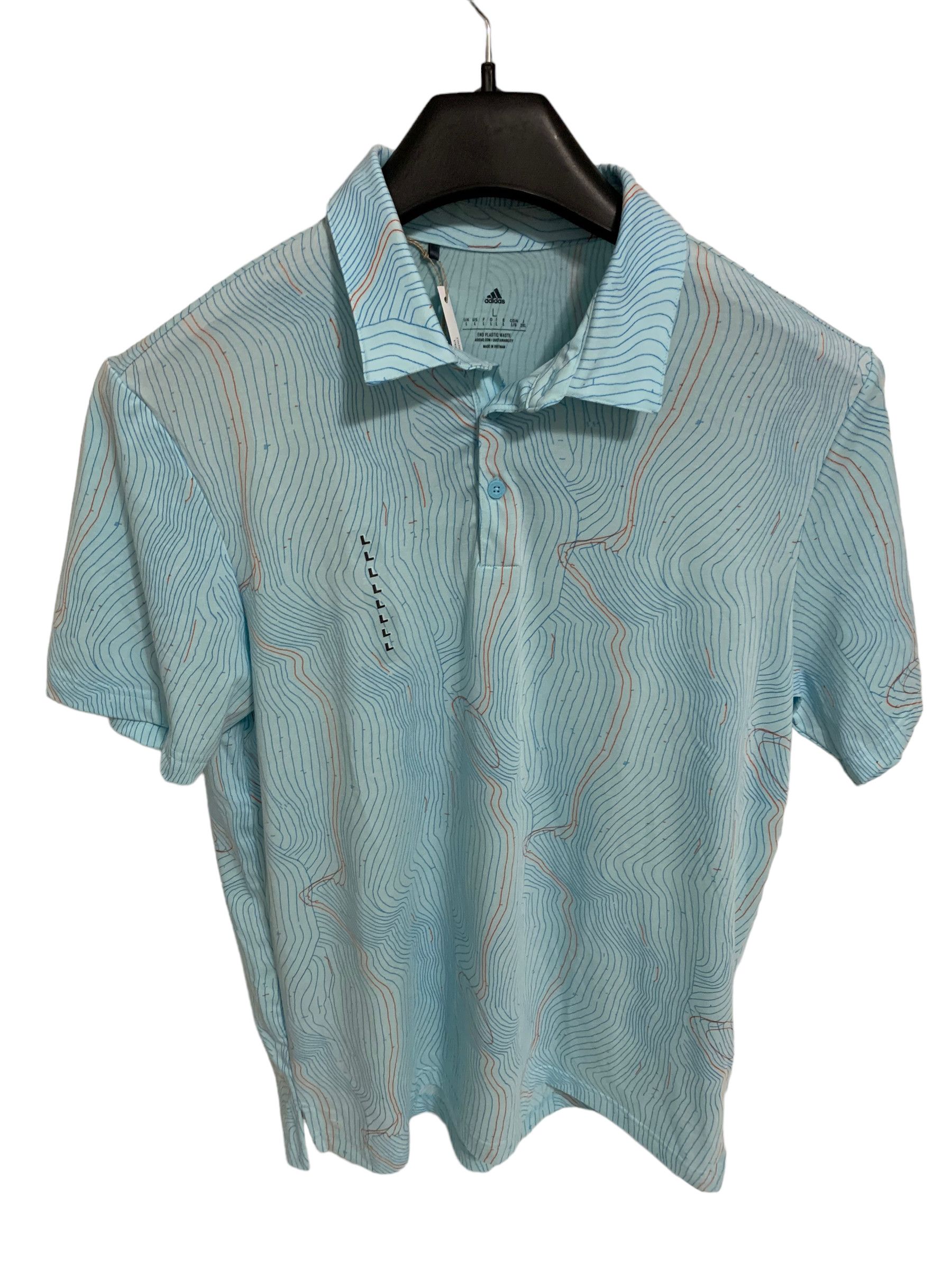 Adidas Adidas Map Print Golf Polo | Grailed