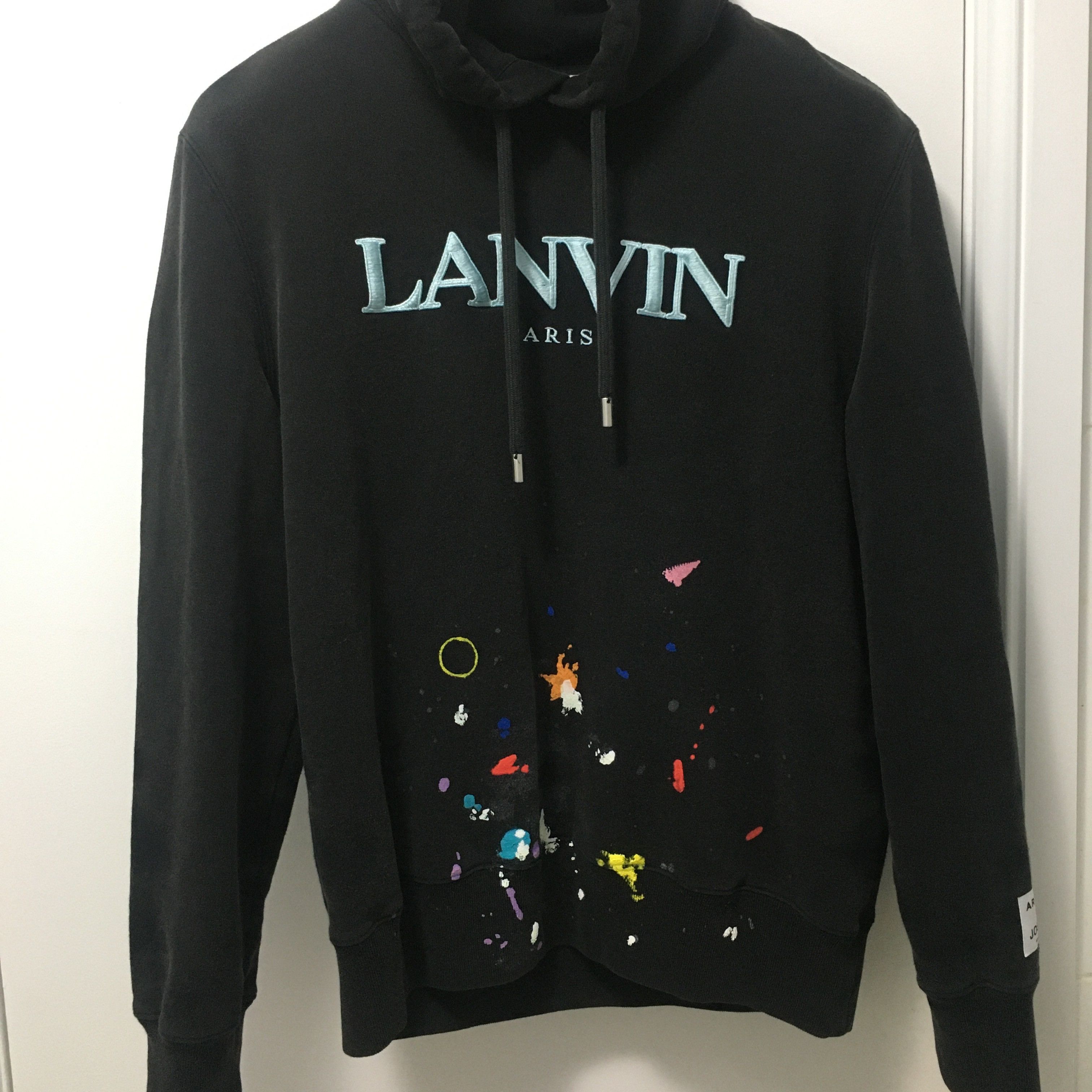 Gallery Dept. × Lanvin Gallery Dept x Lanvin Paint Splatter Hoodie ...