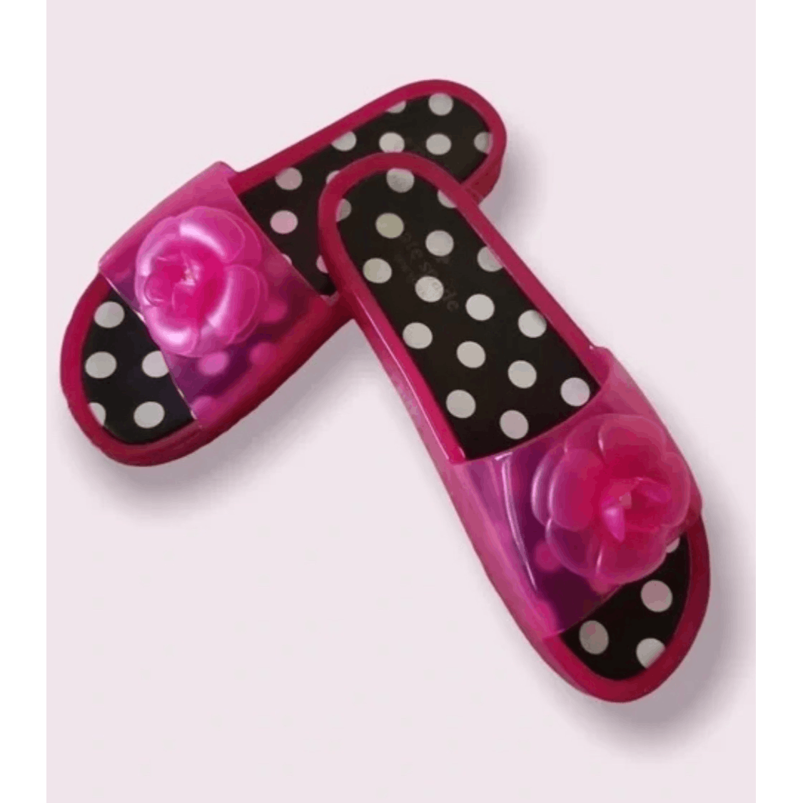 Kate Spade Kate Spade New York Splash Pink Transparent Jelly Sandal 8 ...