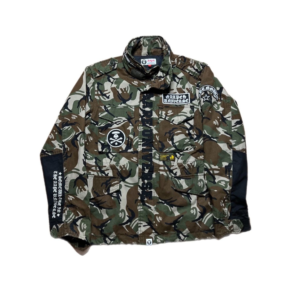 Aape Vintage Aape Universe Camouflage Jacket | Grailed