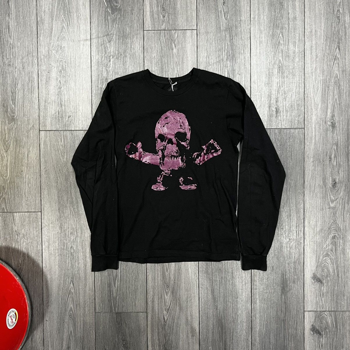 Chrome Hearts Chrome Hearts FOGI Purple Skeleton L/s T-Shirt Size S ...