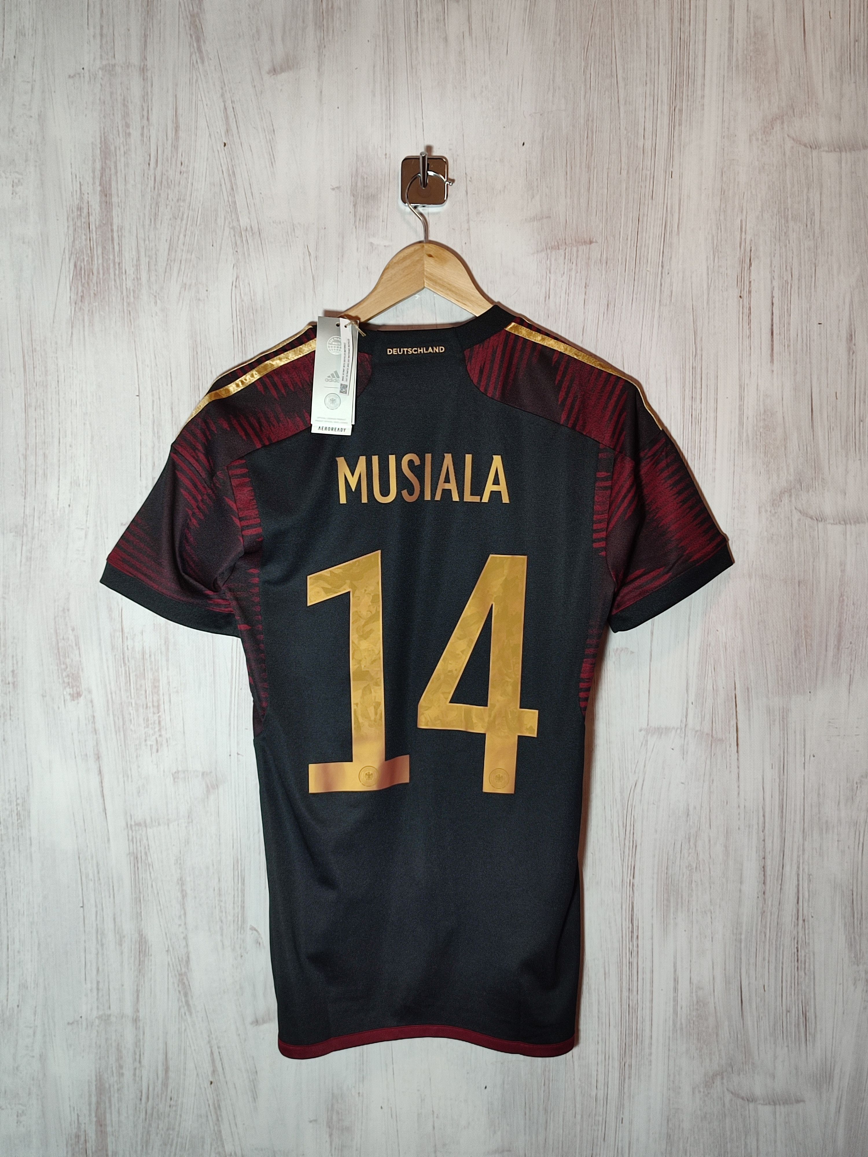 Adidas Deutschland 2022 2023 away Germany kit soccer shirt Musiala ...