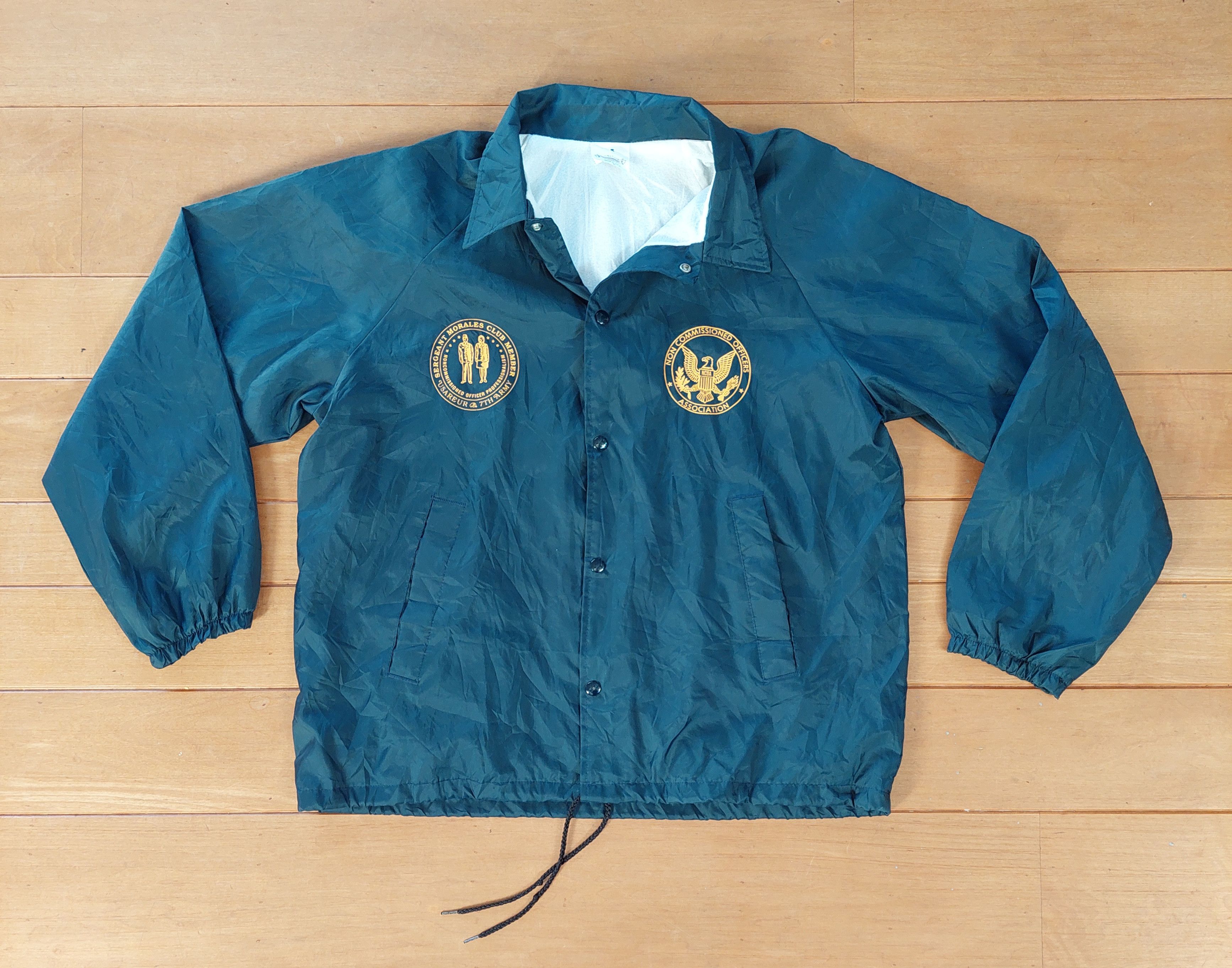 Military × Vintage Vintage Windbreaker Sergeant Morales Club | Grailed