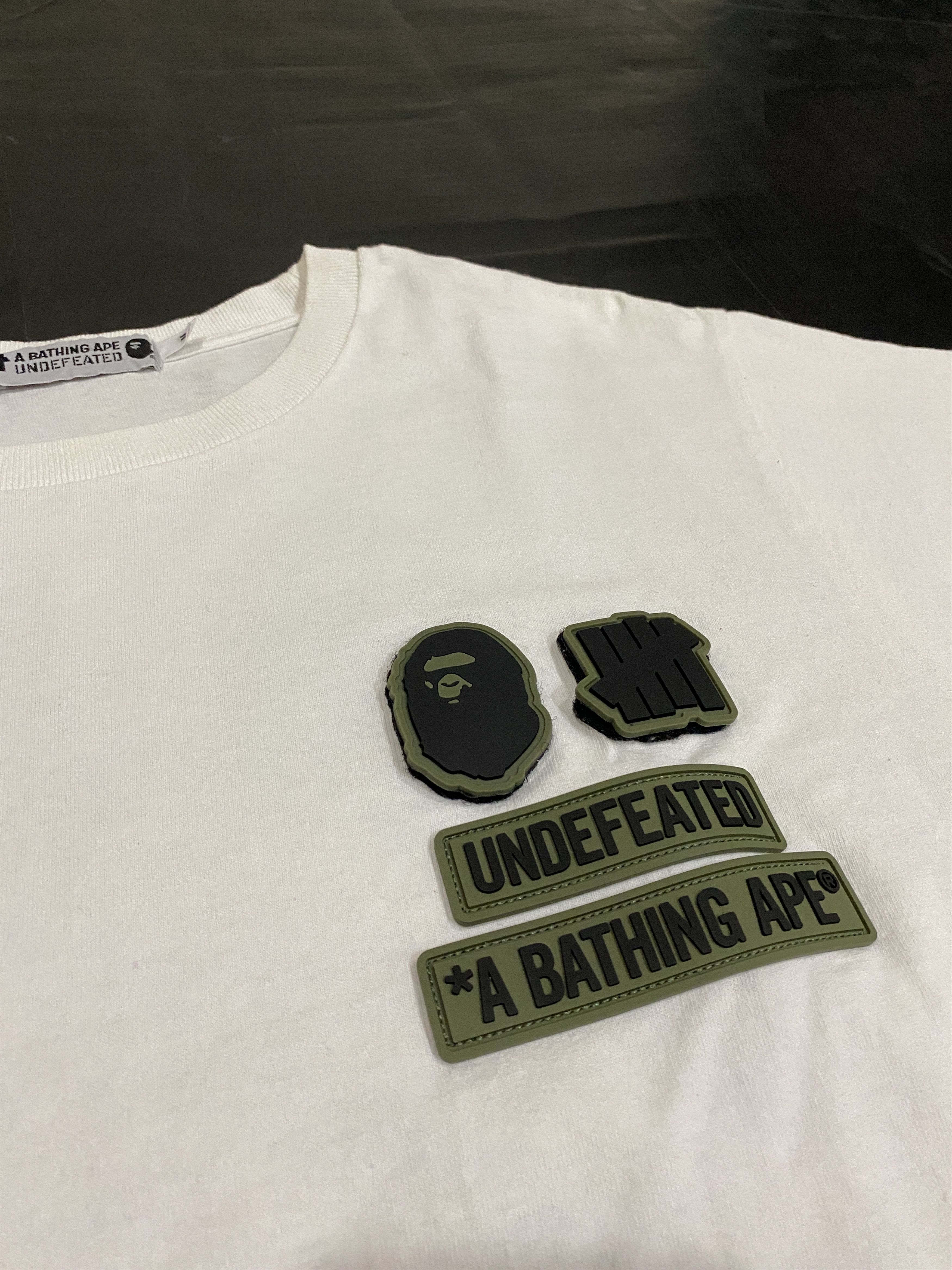 Bape × Undefeated AW17 Logos Tee | Grailed