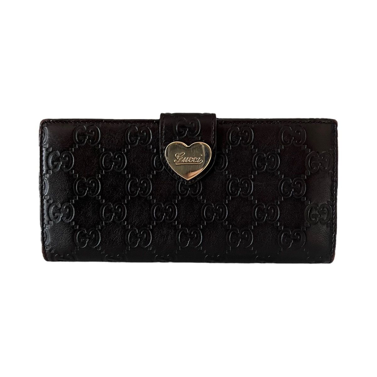 Gucci Gucci Monogram Leather Long Wallet | Grailed