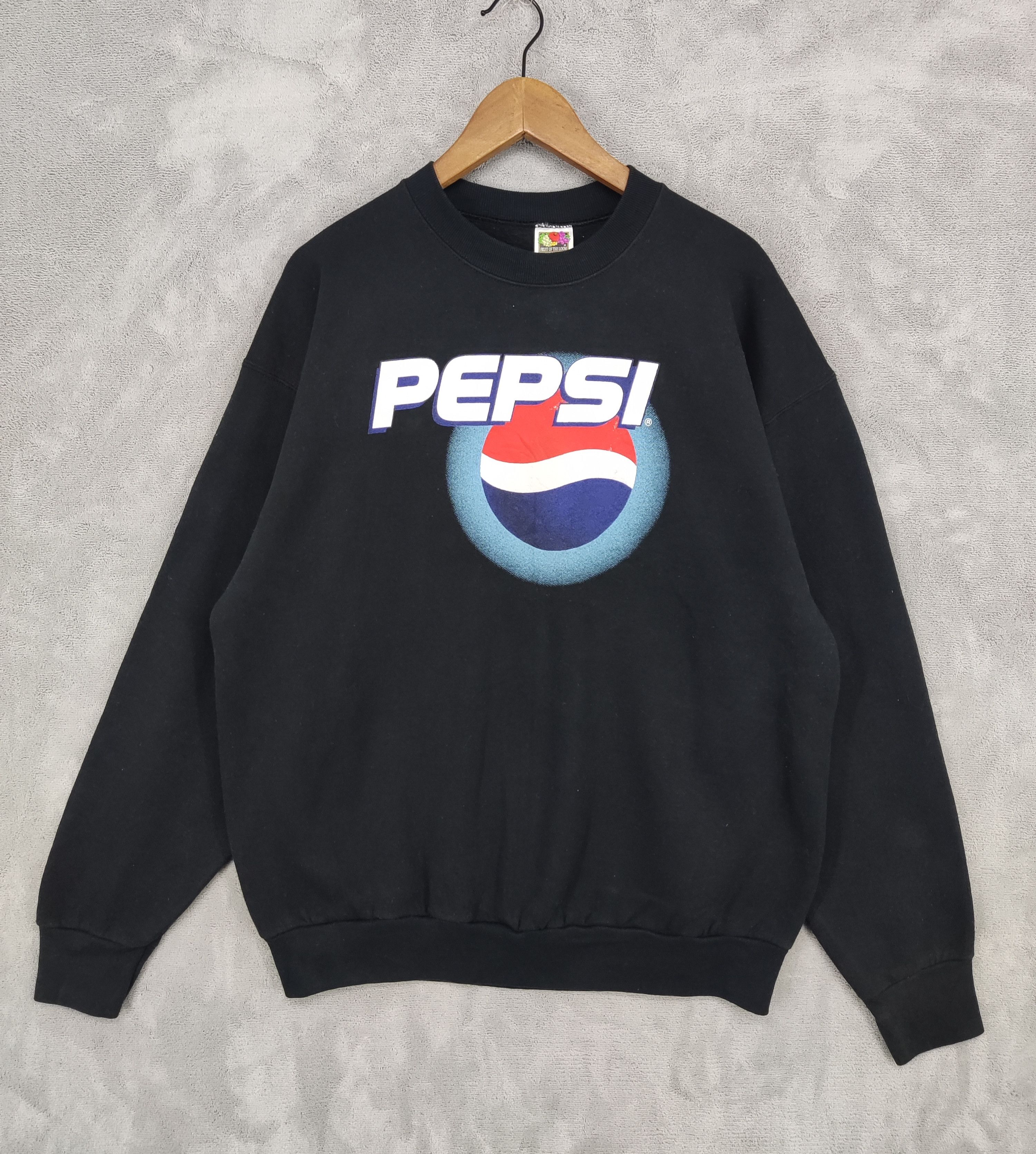 Vintage Vintage Pepsi Classic Logo Crewneck Sweatshirt | Grailed