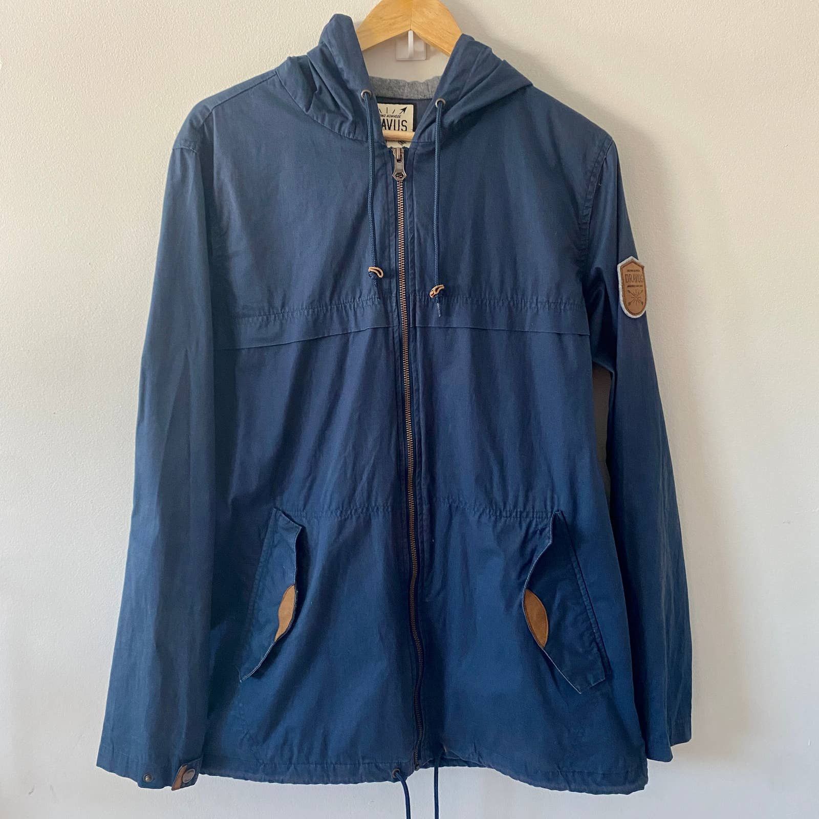 Dravus Dravus Lightweight Cotton Hooded Jacket Blue Men's L | Grailed