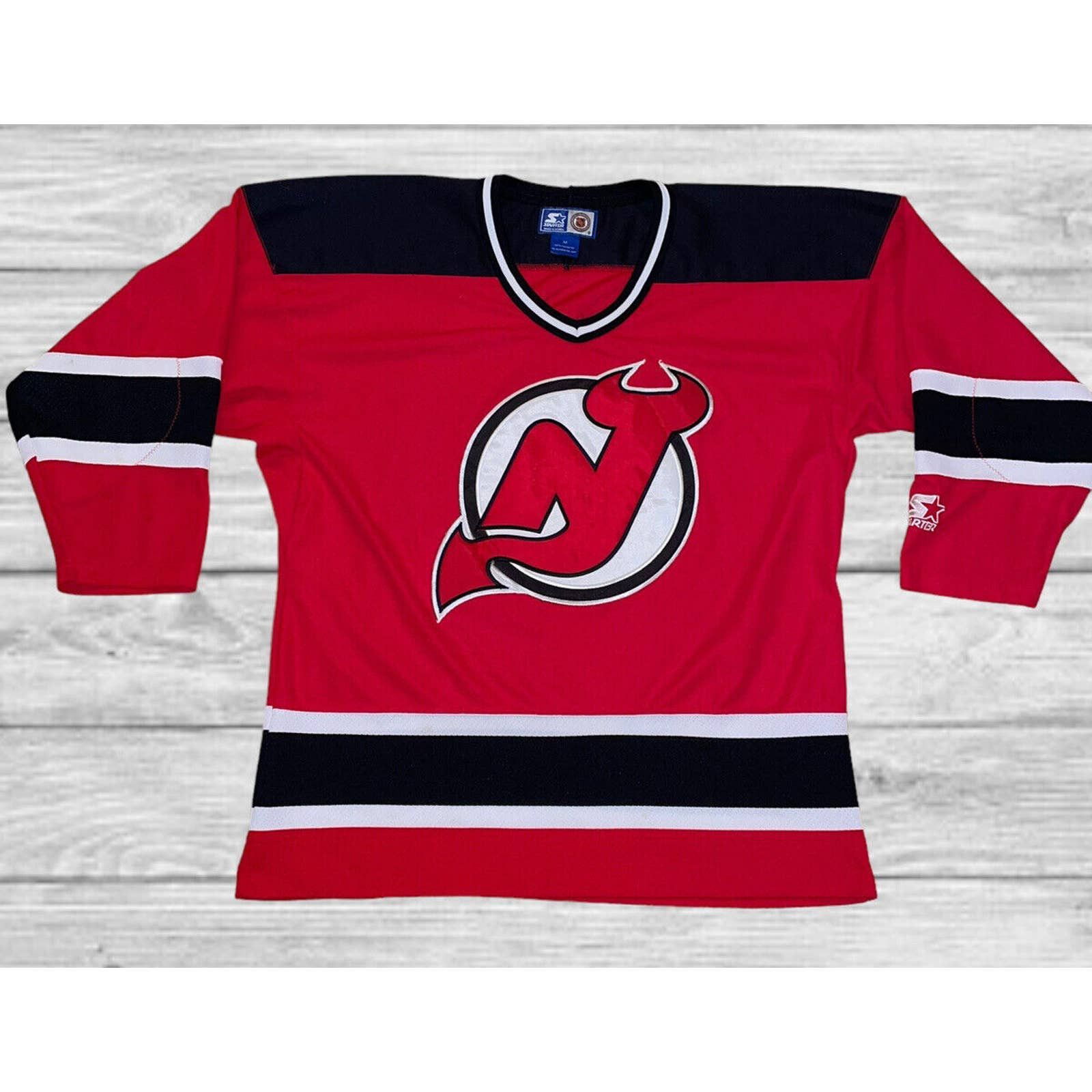 Starter Vintage New Jersey Devils Jersey NHL Starter Patch Stitch | Grailed