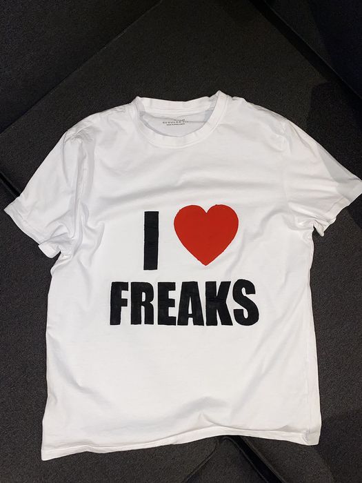 Custom I LOVE FREAKS TEE | Grailed