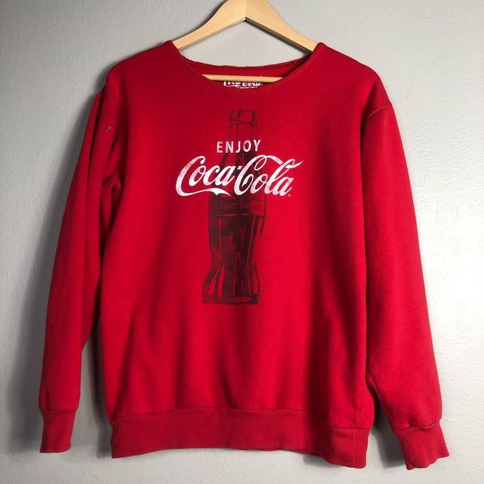 Coca Cola Coca Cola Vintage Coke Sweatshirt Red Medium | Grailed