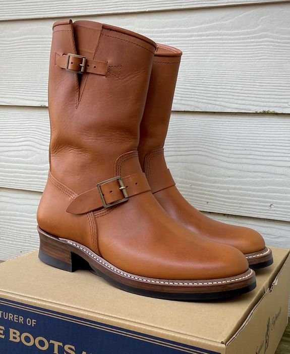 John Lofgren Engineer Boot - Badalassi Cognac | Grailed