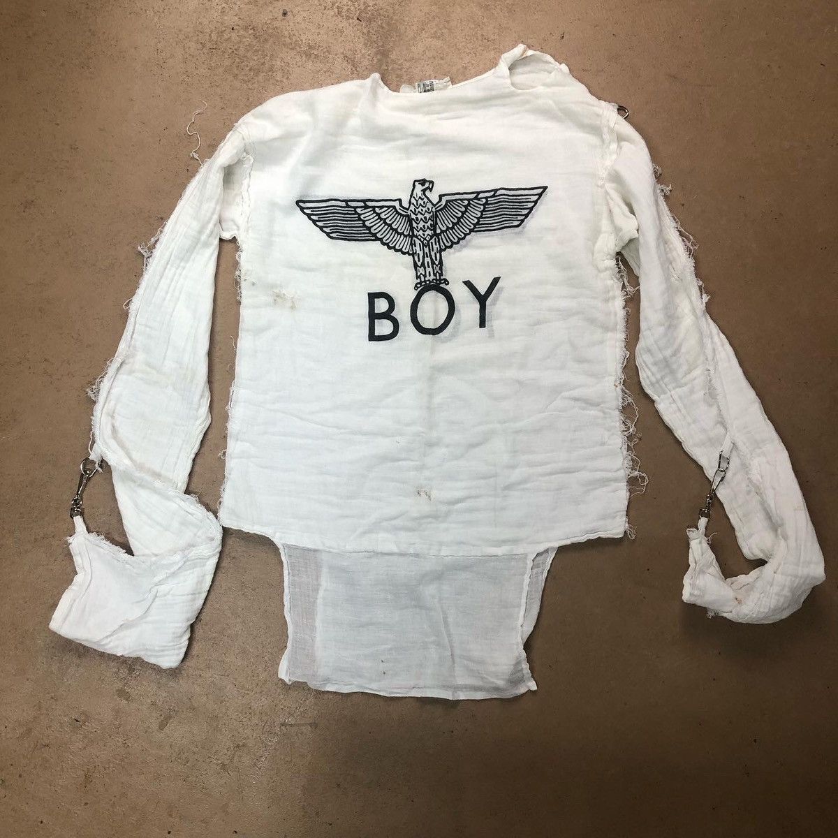 Boy London 1980s BOY Eagle Logo Seditionaries Muslin Top | Grailed
