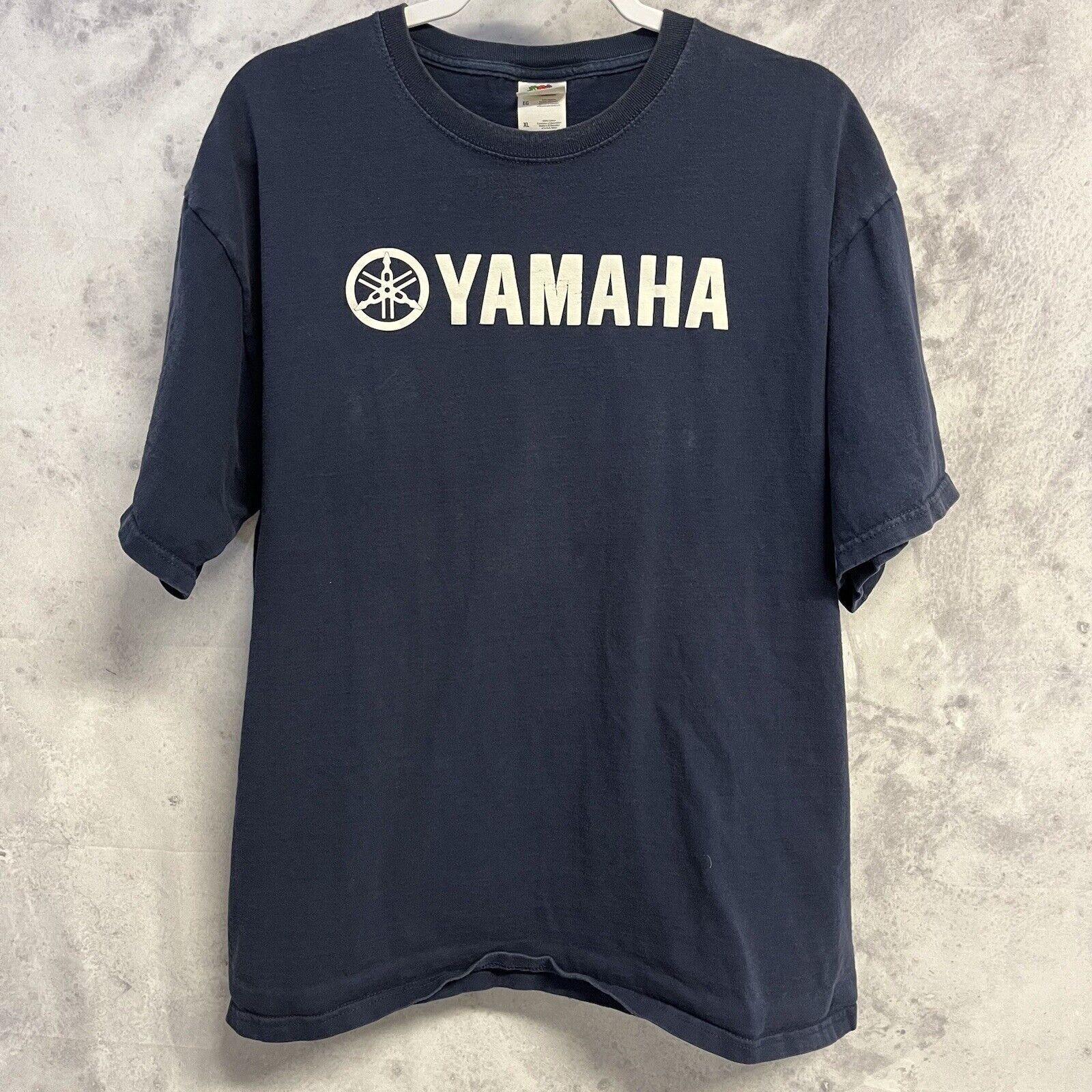 Yamaha Yamaha Logo T Shirt - Fruit of the Loom Navy XL | Grailed