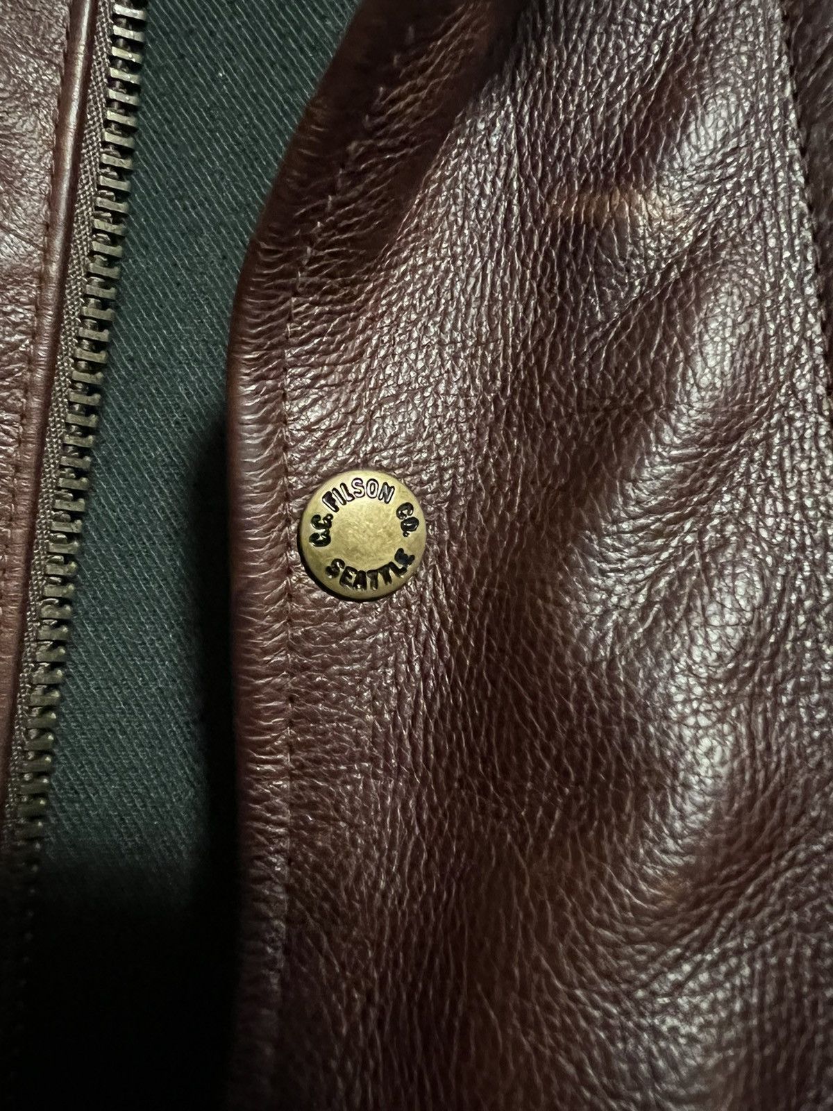 Vintage CC Filson Leather Jacket | Grailed
