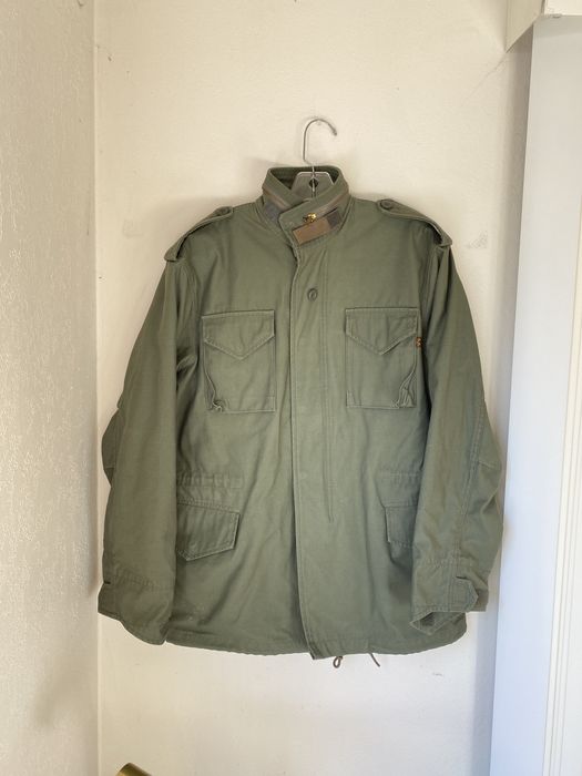 Vintage M65 55 field jacket taxi driver Travis made in USA military ...