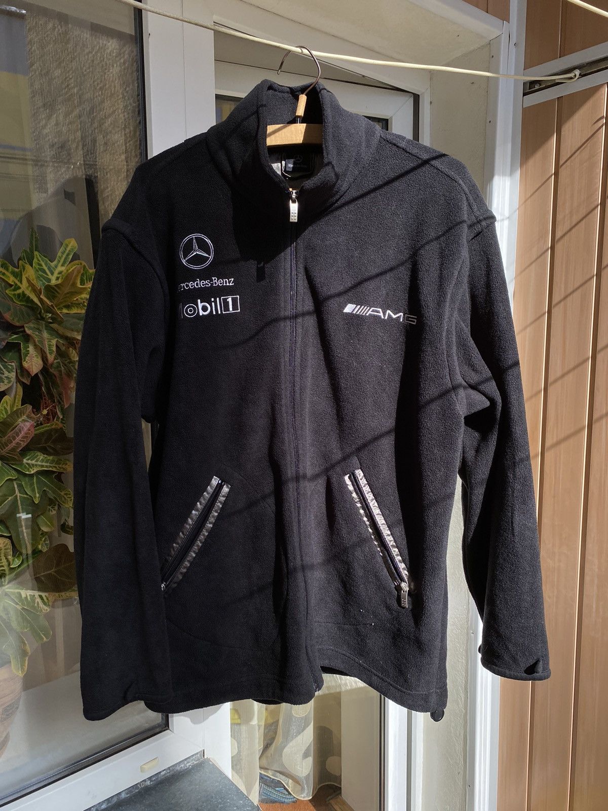 Mercedes Benz × NASCAR × Racing Mercedes-Benz Racing Fleece Jacket Vest ...